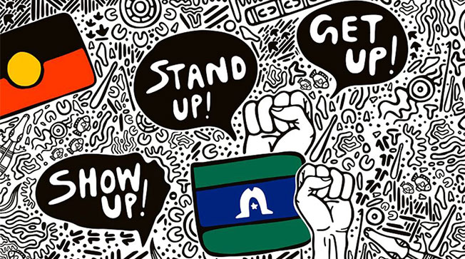 NAIDOC Week 2022 - ‘Get Up, Stand Up, Show Up’ - Slattery NAIDOC Week 2022 - ‘Get Up, Stand Up, Show Up’ - Slattery